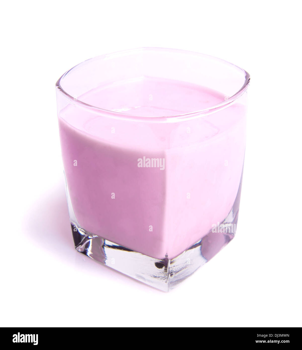 Yoghurt background Cut Out Stock Images & Pictures - Alamy