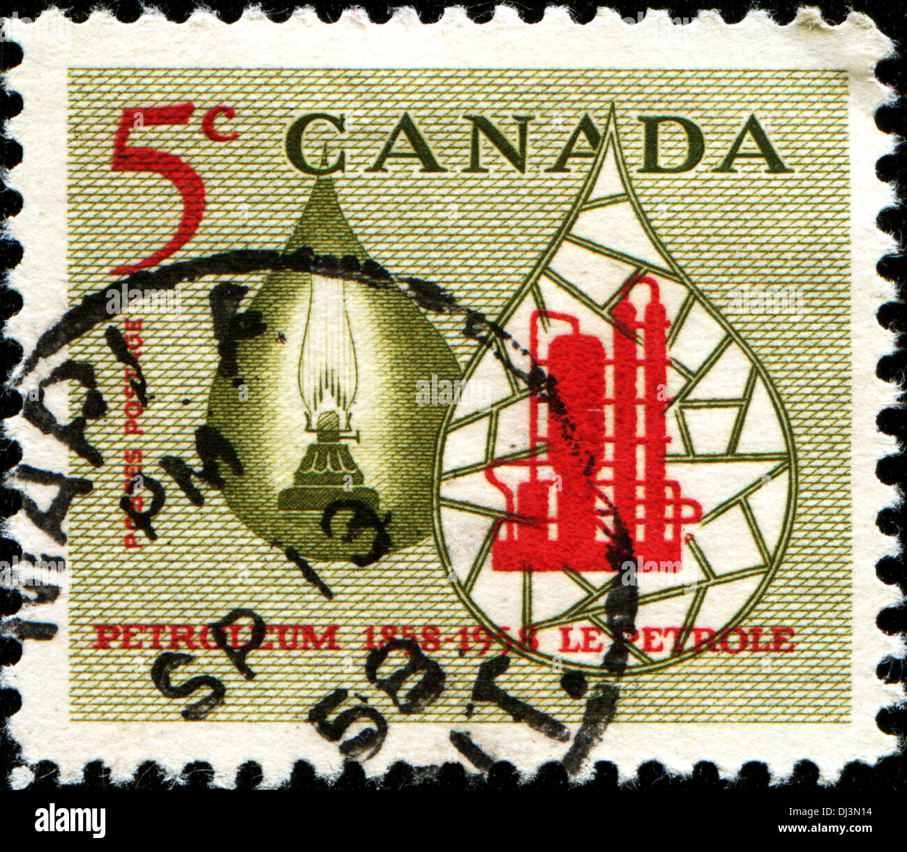 Canada postage stamp architecture hi-res stock photography and images ...