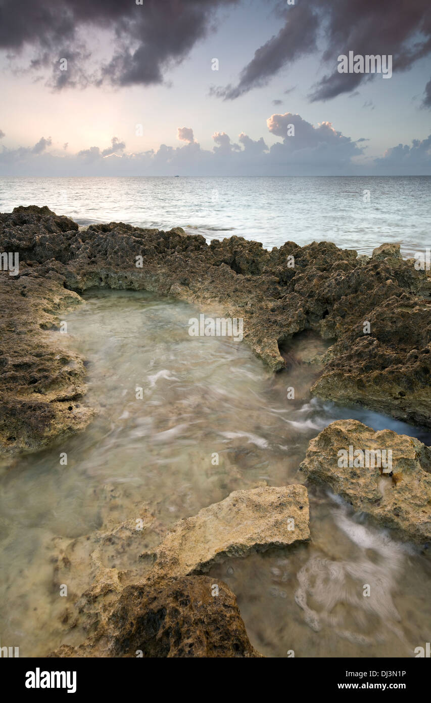 Rocks limestone cozumel mexico hi-res stock photography and images - Alamy
