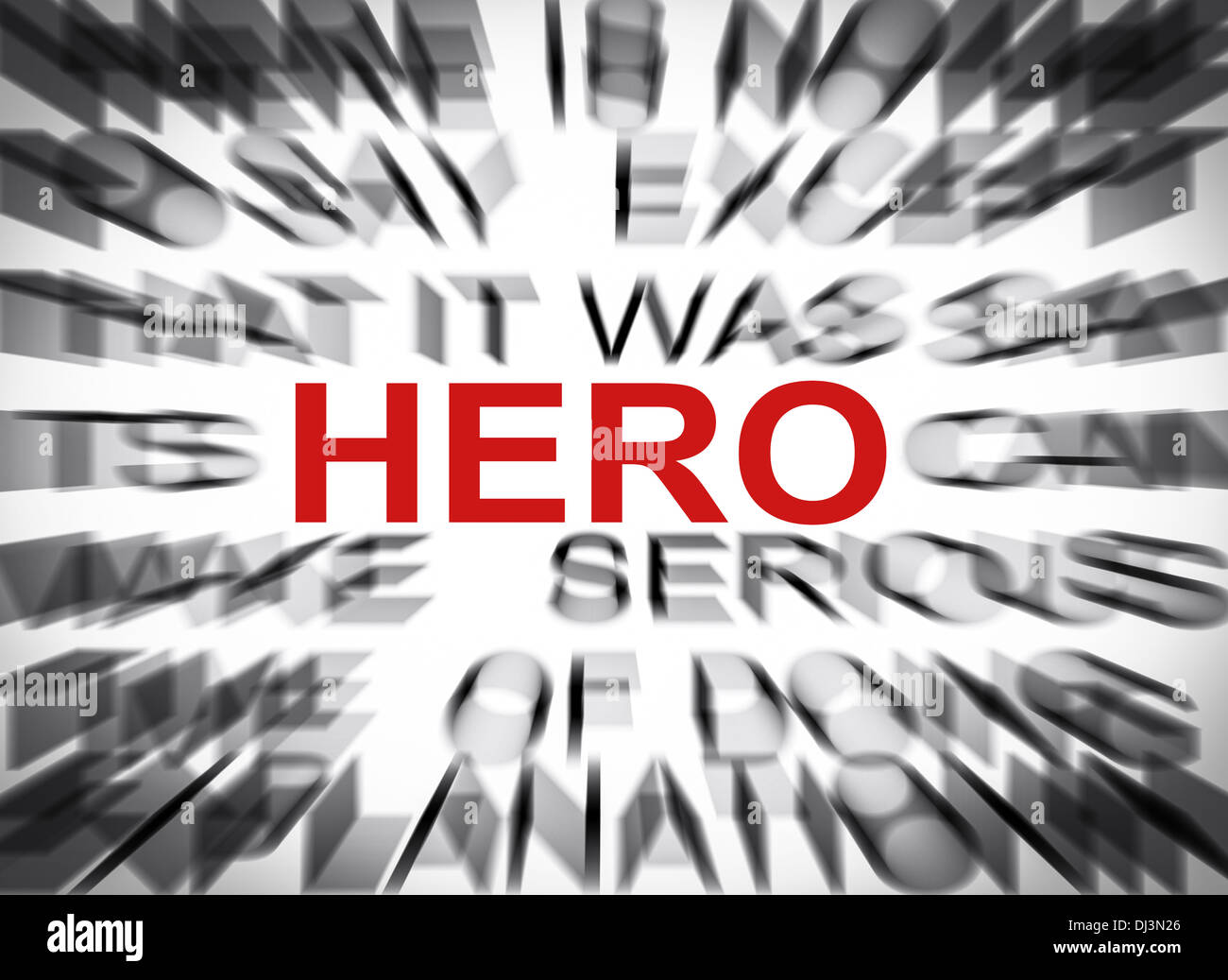 Definition word hero in dictionary hi-res stock photography and images ...