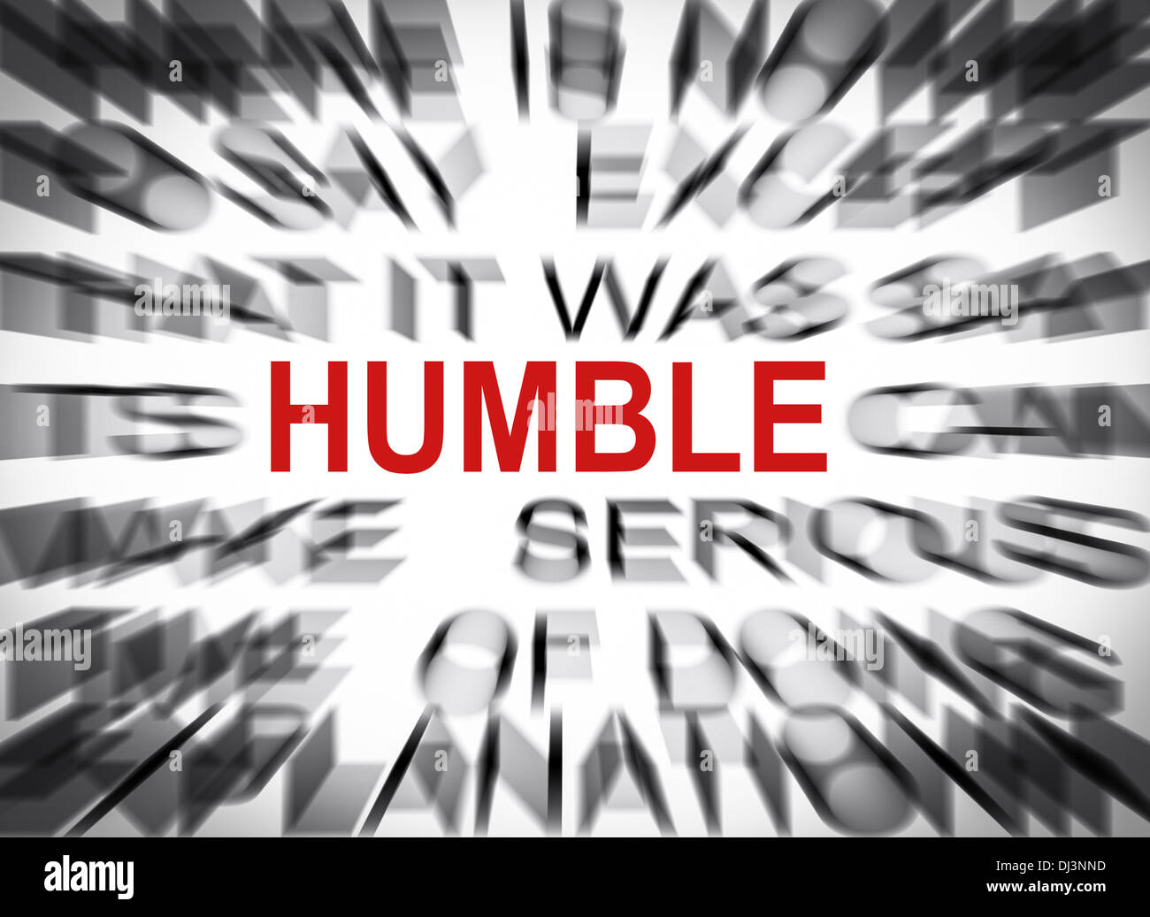 Humble word hi-res stock photography and images - Alamy
