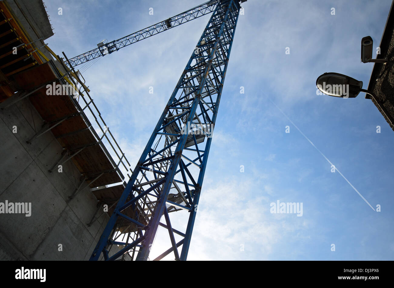 Photo of new building being constructed Stock Photo - Alamy