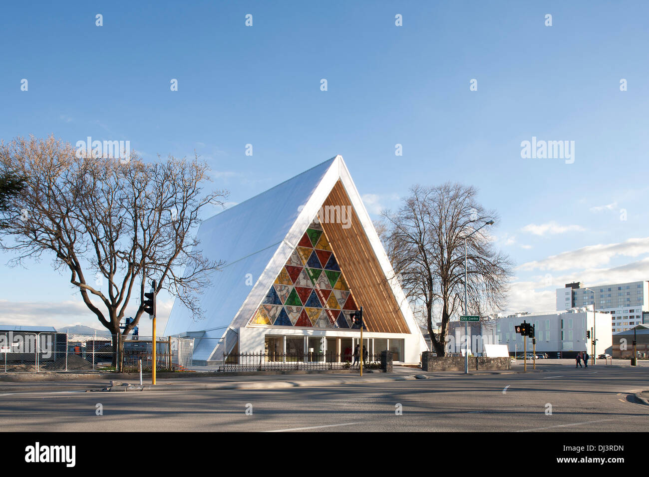 Transitional Cathedral, Cardboard Cathedral, Christchurch, New Zealand ...
