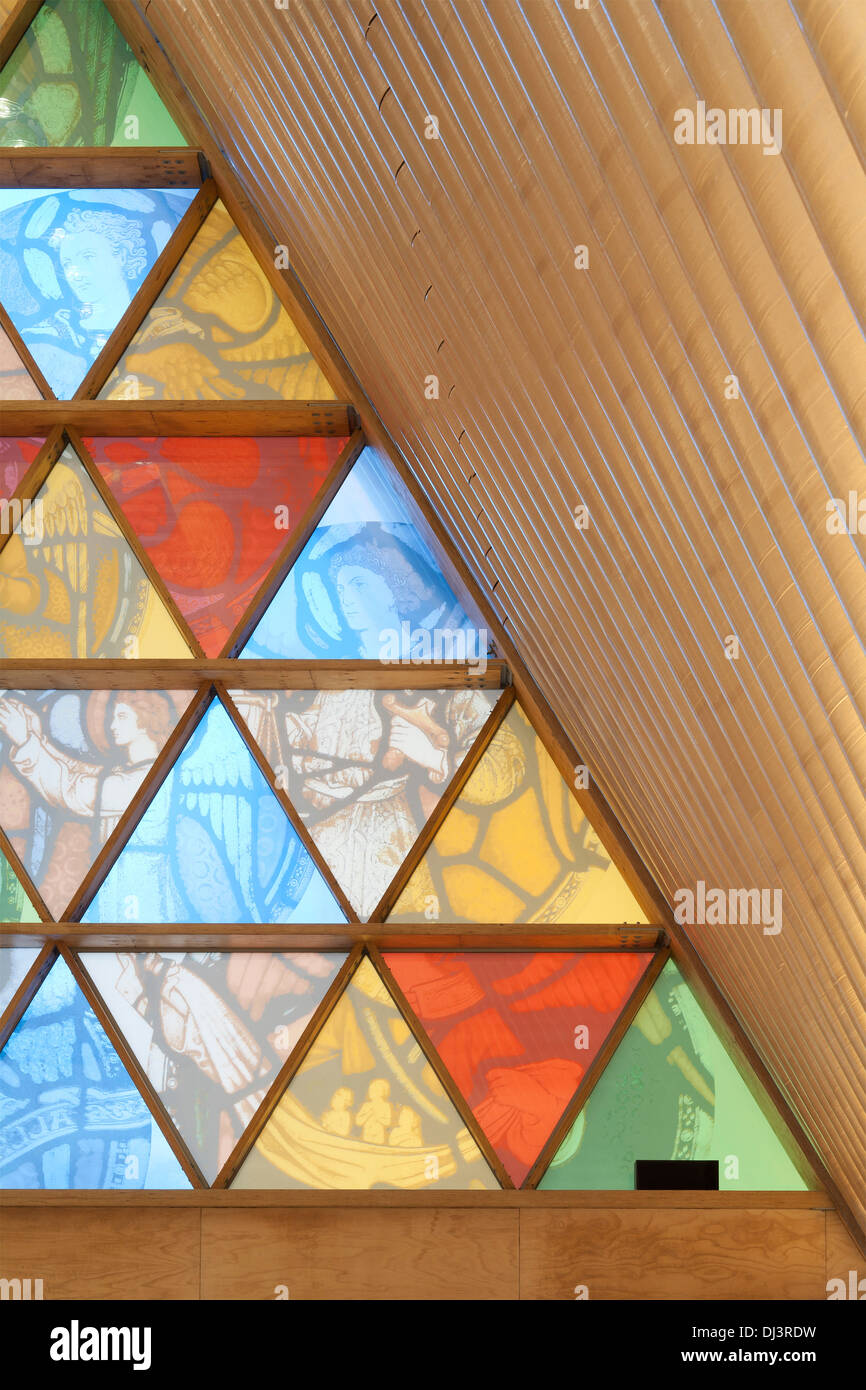 Transitional Cathedral, Cardboard Cathedral, Christchurch, New Zealand ...