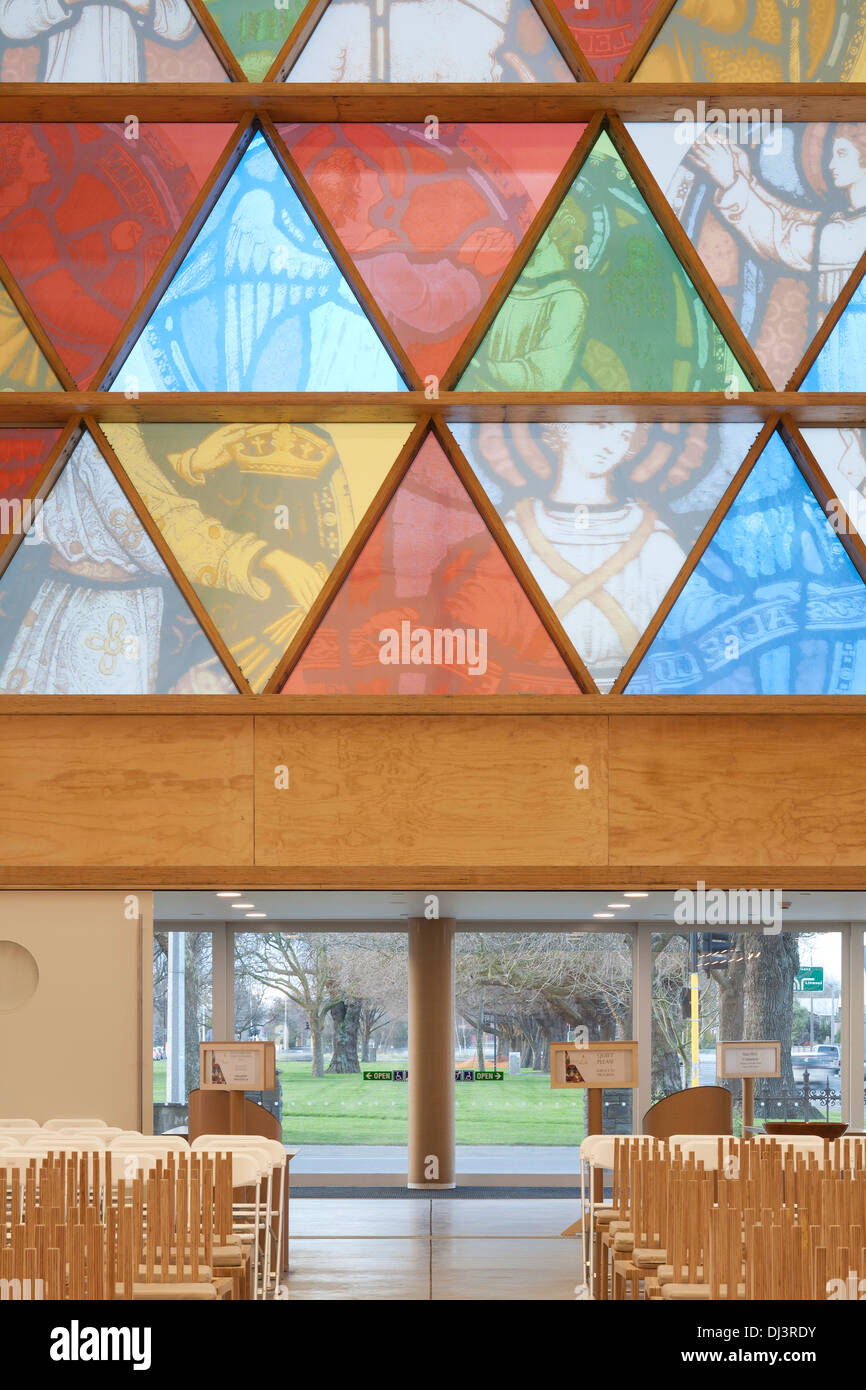 Transitional Cathedral, Cardboard Cathedral, Christchurch, New Zealand ...