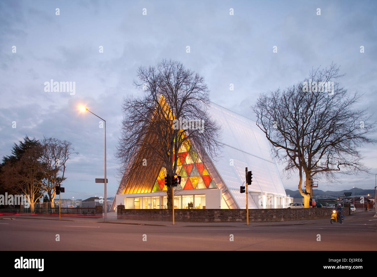 Transitional Cathedral, Cardboard Cathedral, Christchurch, New Zealand ...