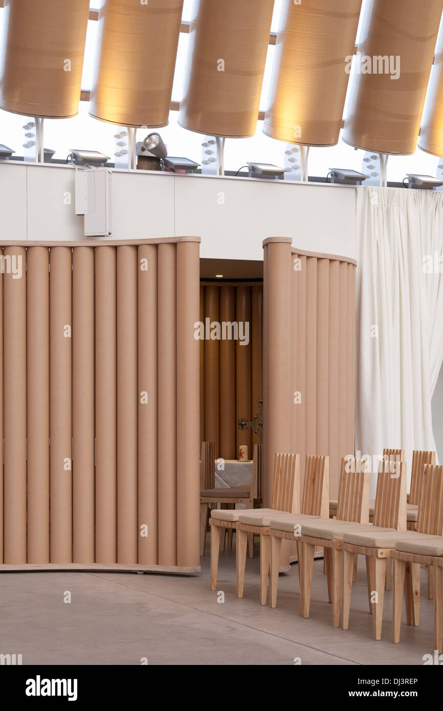 Transitional Cathedral, Cardboard Cathedral, Christchurch, New Zealand ...