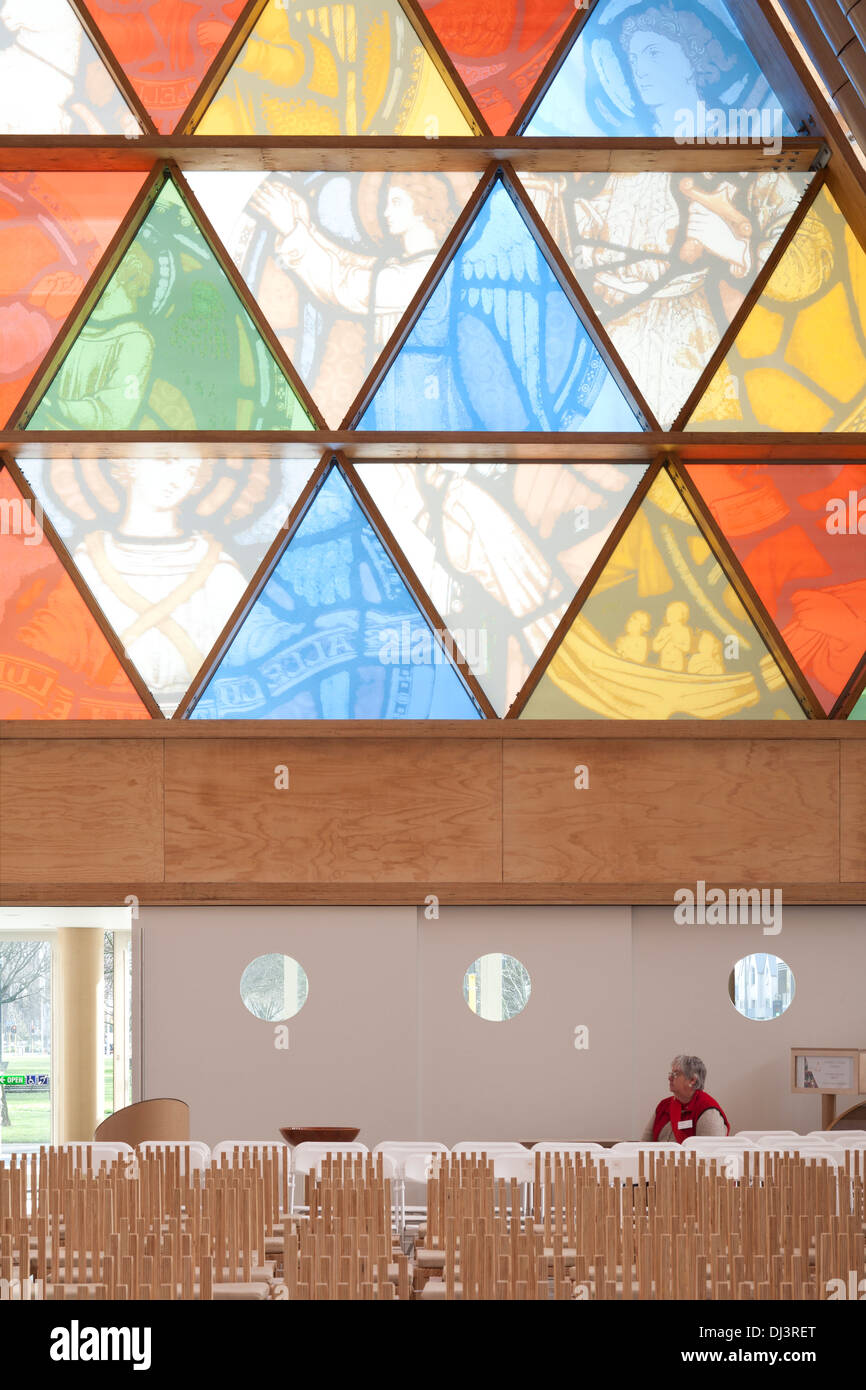 Transitional Cathedral, Cardboard Cathedral, Christchurch, New Zealand ...