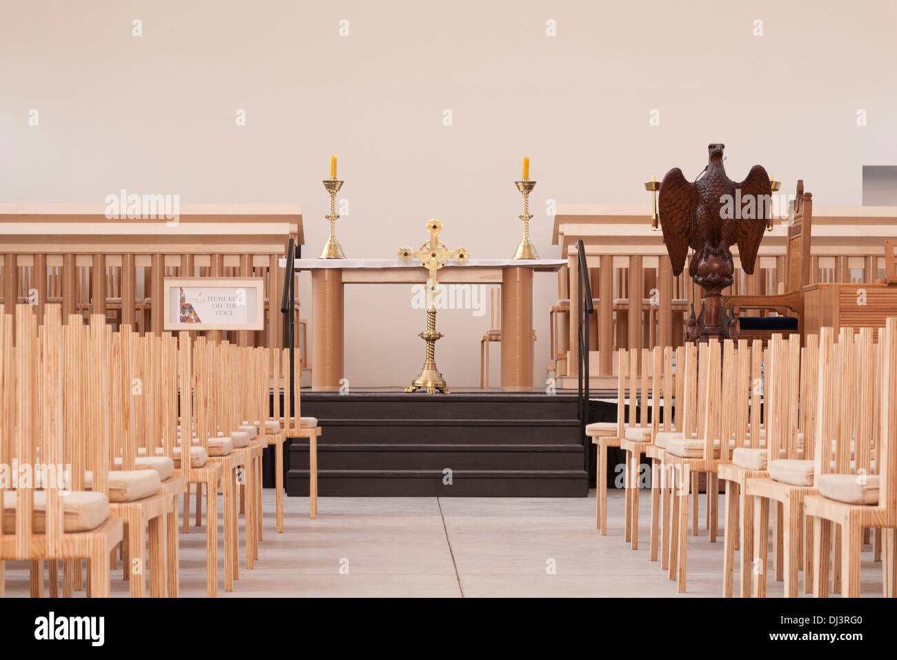 Transitional Cathedral, Cardboard Cathedral, Christchurch, New Zealand ...