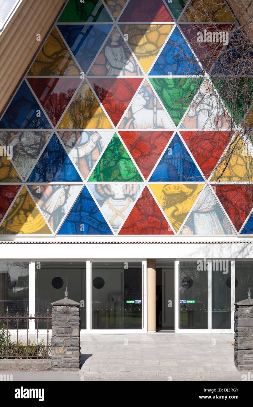 Transitional Cathedral, Cardboard Cathedral, Christchurch, New Zealand ...