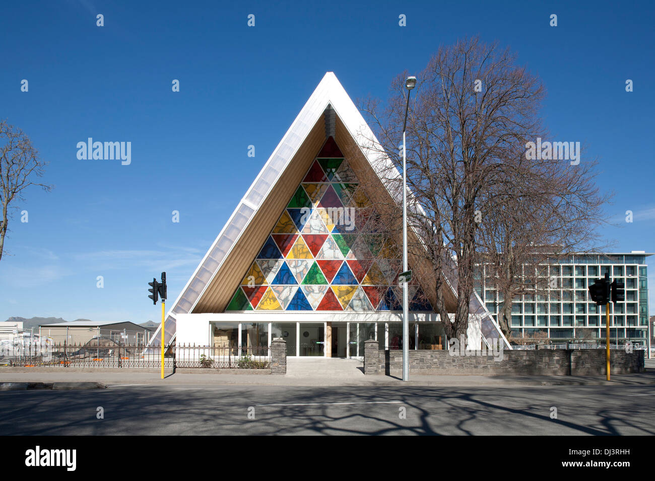 Transitional Cathedral, Cardboard Cathedral, Christchurch, New Zealand ...