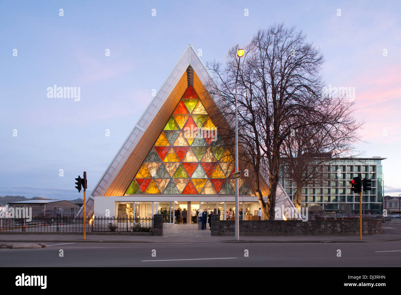 Transitional Cathedral, Cardboard Cathedral, Christchurch, New Zealand ...