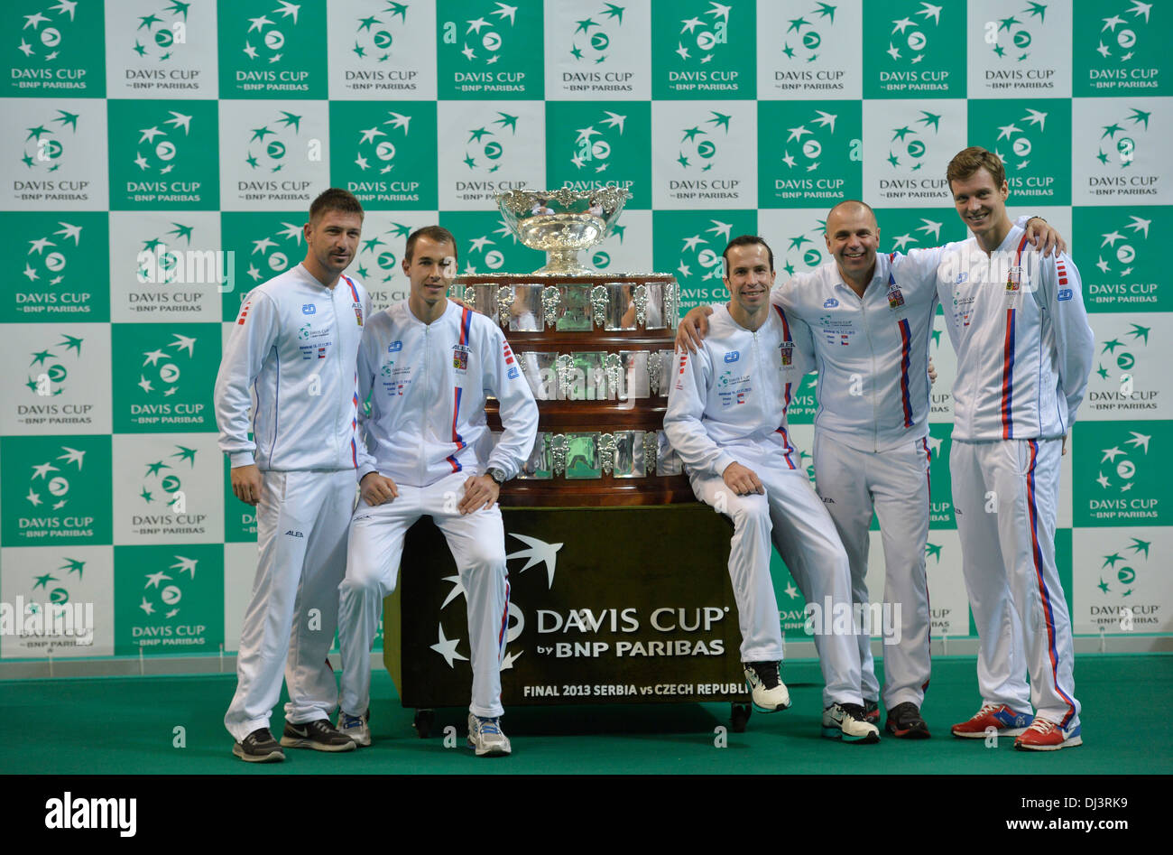 Jan Hajek, Lukas Rosol, Radek Stepanek, Vladimir Safarik, Tomas Berdych ...