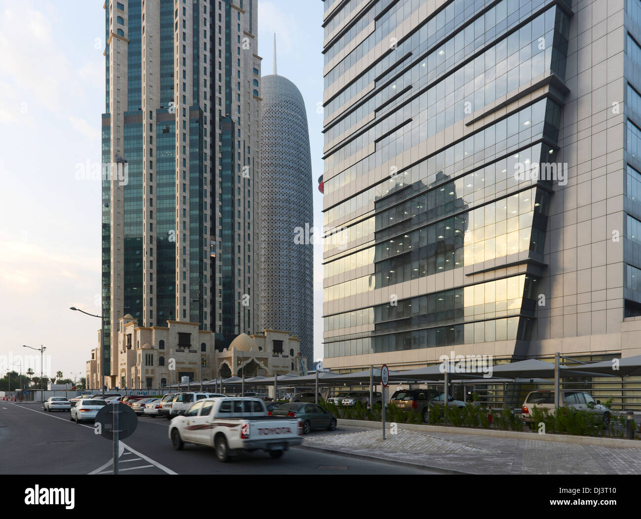Burj Qatar, Doha Tower, Doha, Qatar. Architect: Ateliers Jean Nouvel ...