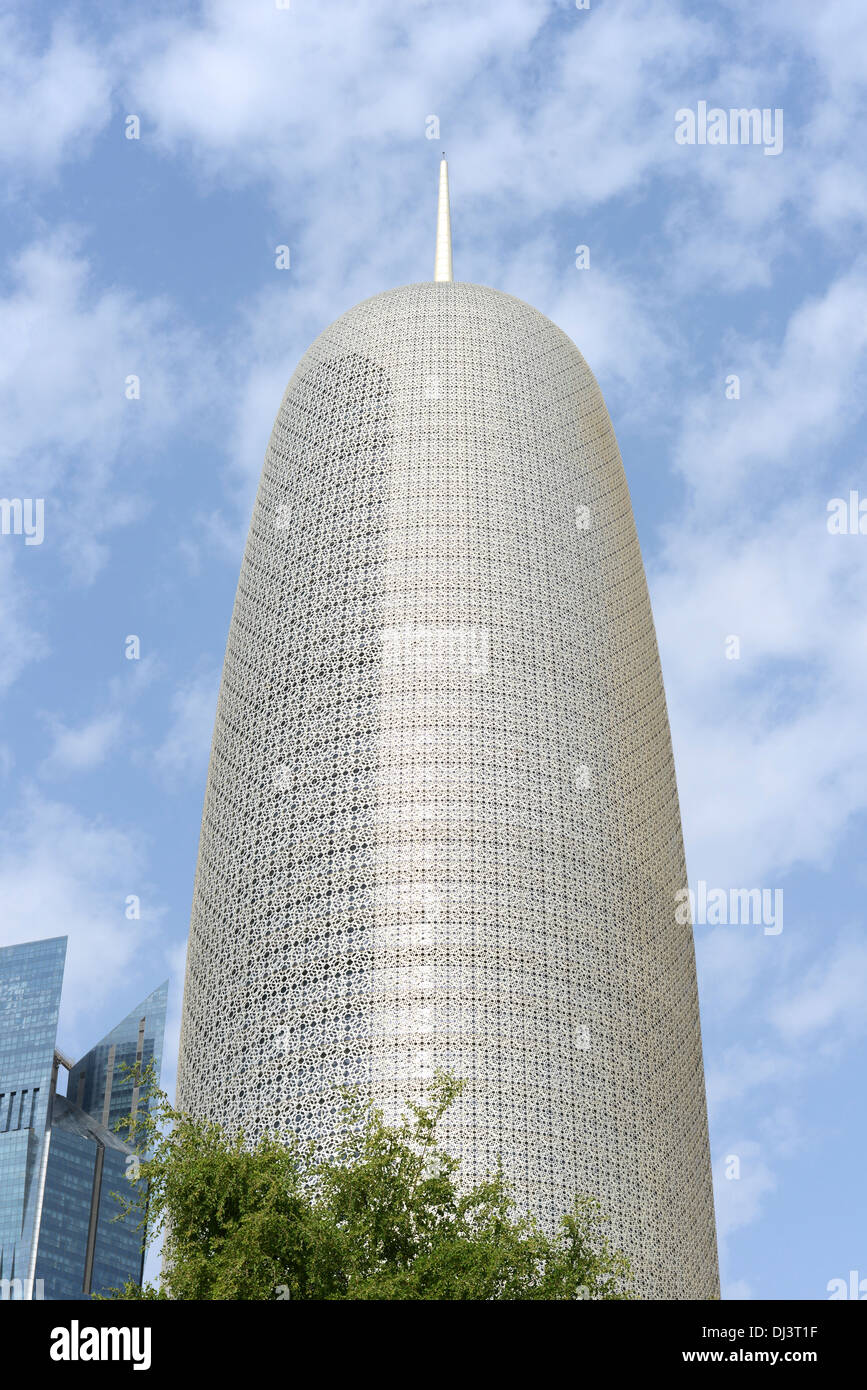 Burj Qatar, Doha Tower, Doha, Qatar. Architect: Ateliers Jean Nouvel ...
