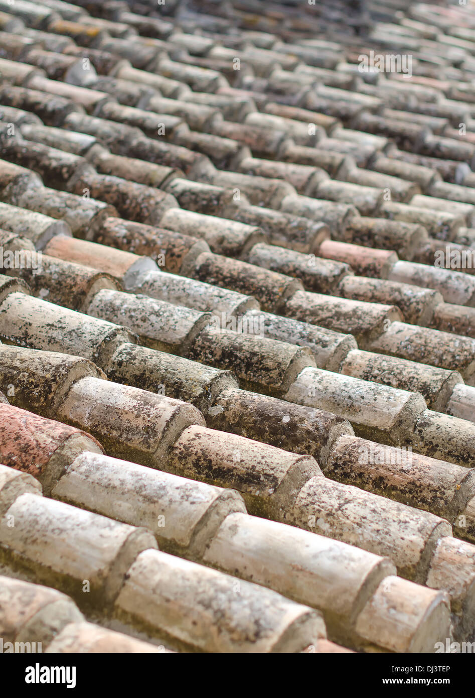 Old natural stone roof tiles Stock Photo - Alamy
