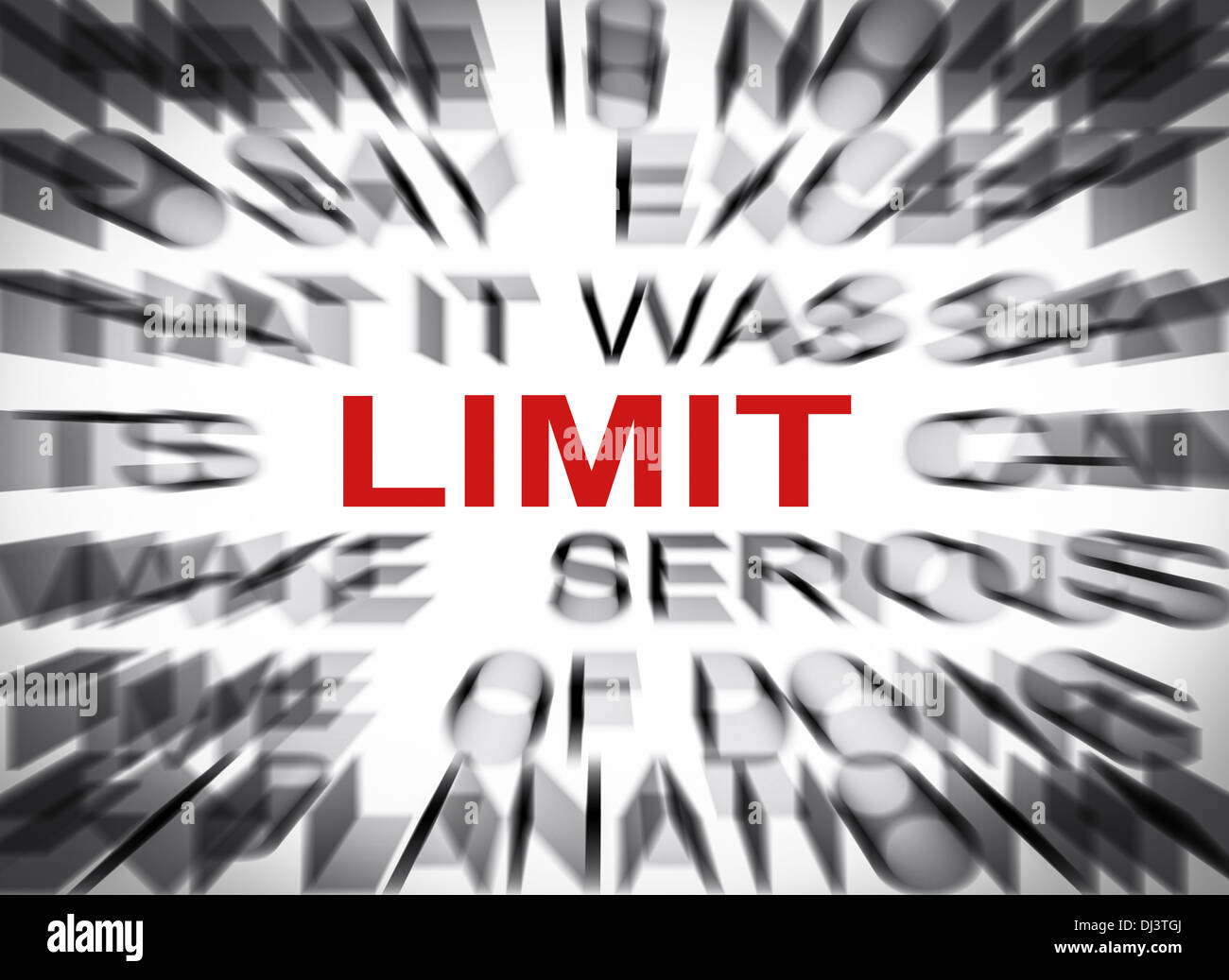 Definition of limit hi-res stock photography and images - Alamy