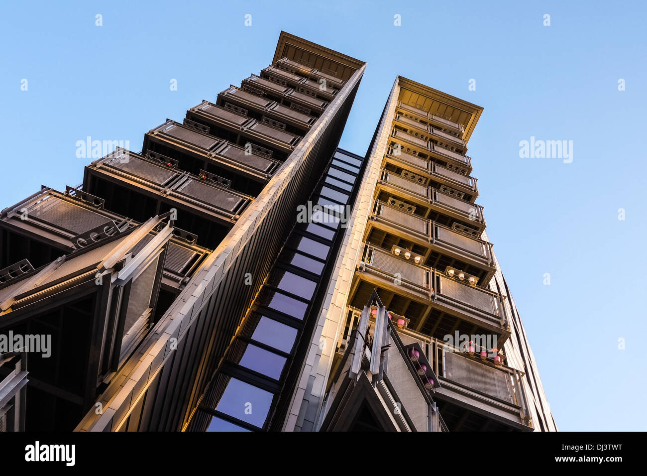 Modern multi-storey housing at Wharton Square in central Edinburgh ...