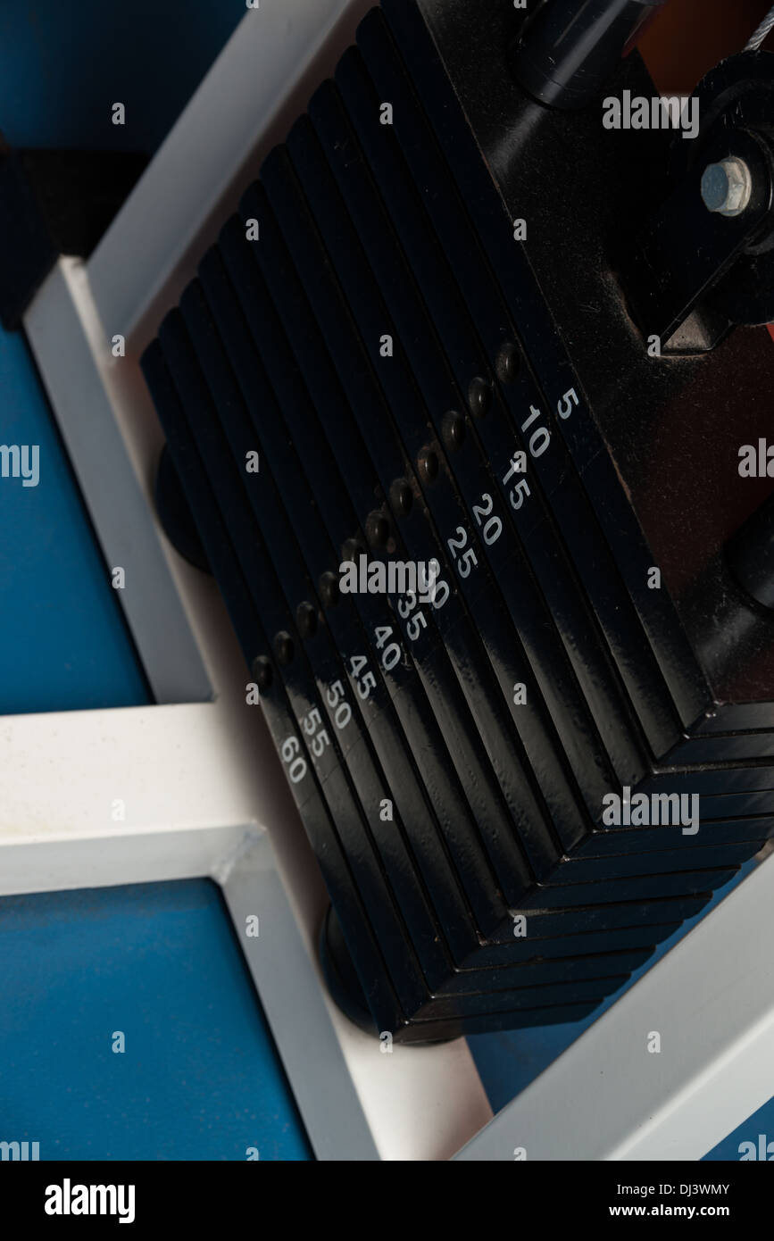 Selective focus on weights hi-res stock photography and images - Alamy