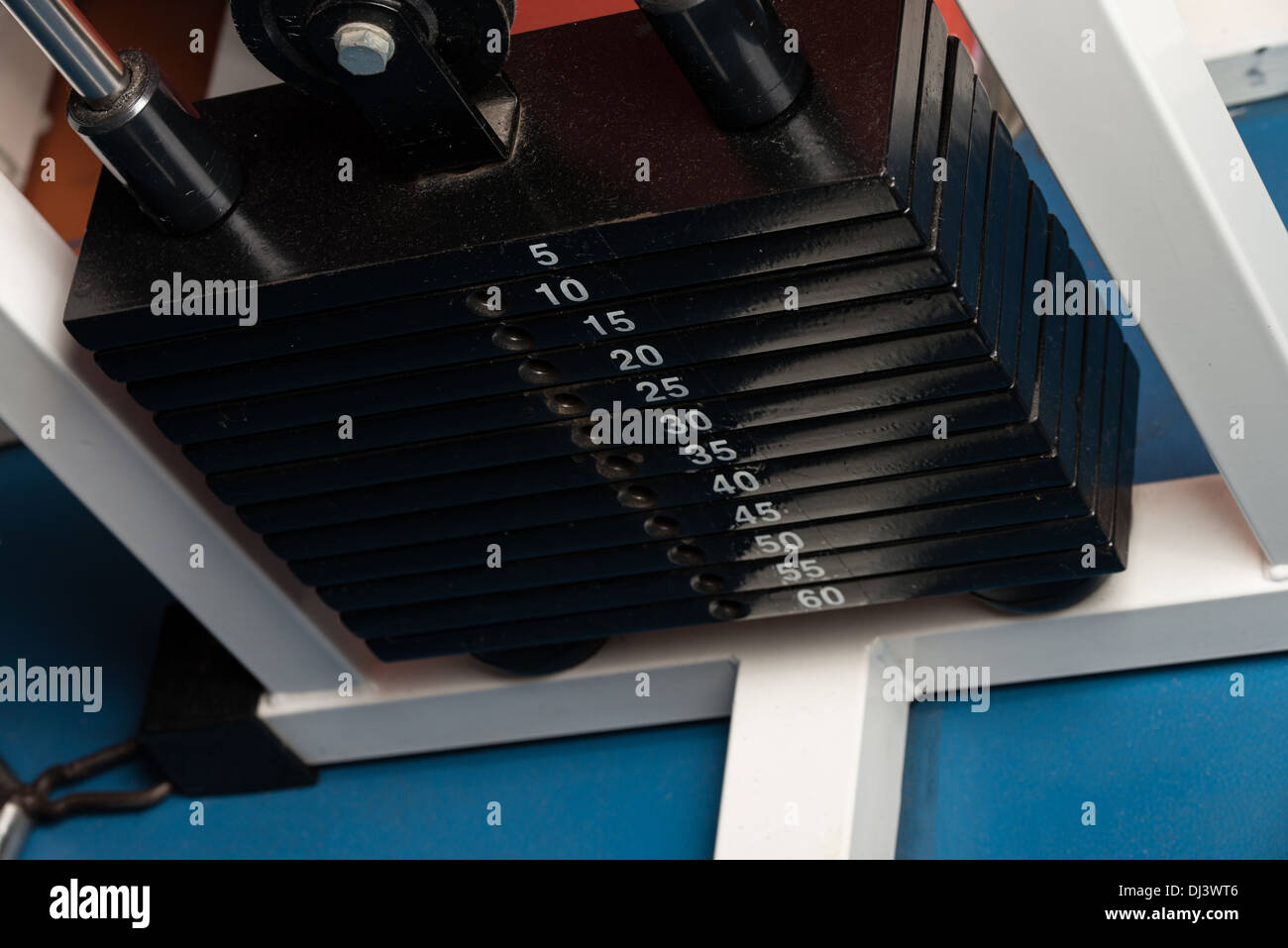 Selective focus on weights hi-res stock photography and images - Alamy