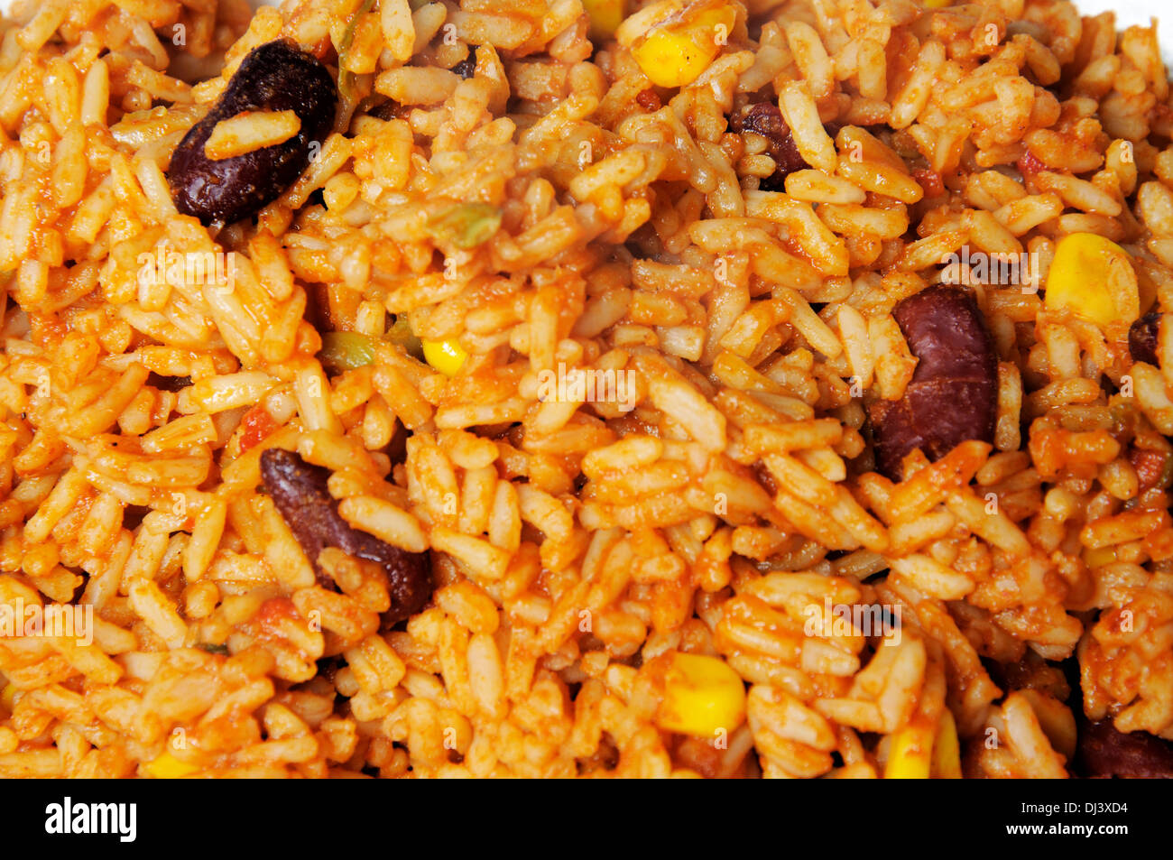 Mexican rice food background Stock Photo - Alamy