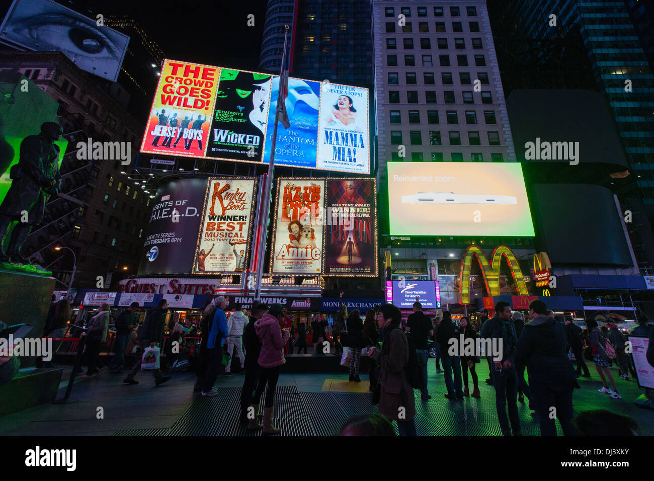 Times Square, New York City, United States of America Stock Photo - Alamy