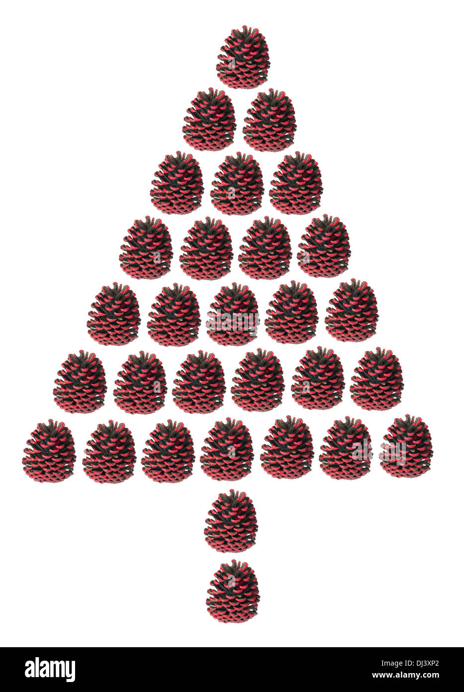 Christmas tree shape cones Cut Out Stock Images & Pictures - Alamy