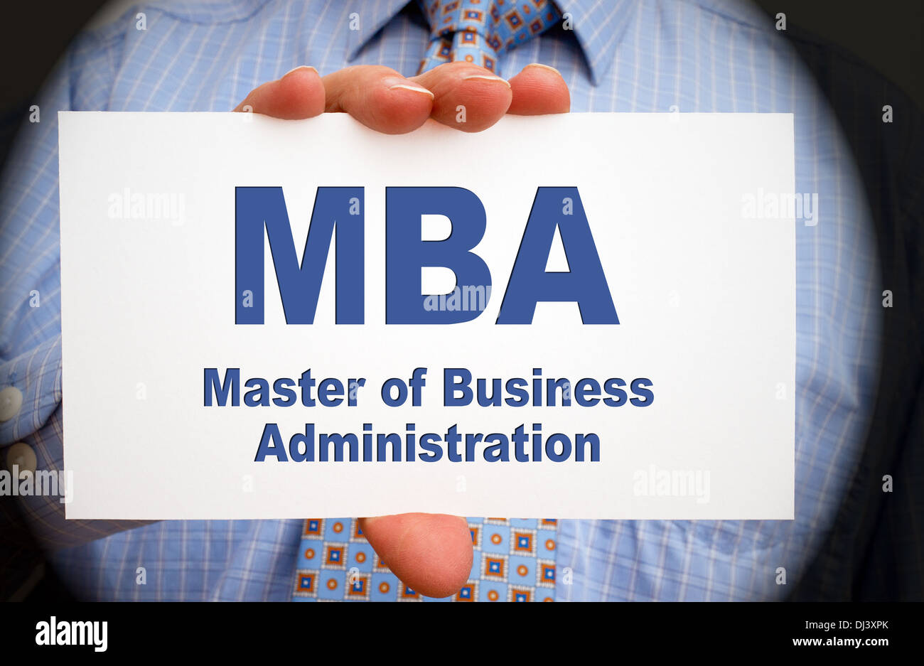 MBA - Master of Business Administration Stock Photo - Alamy