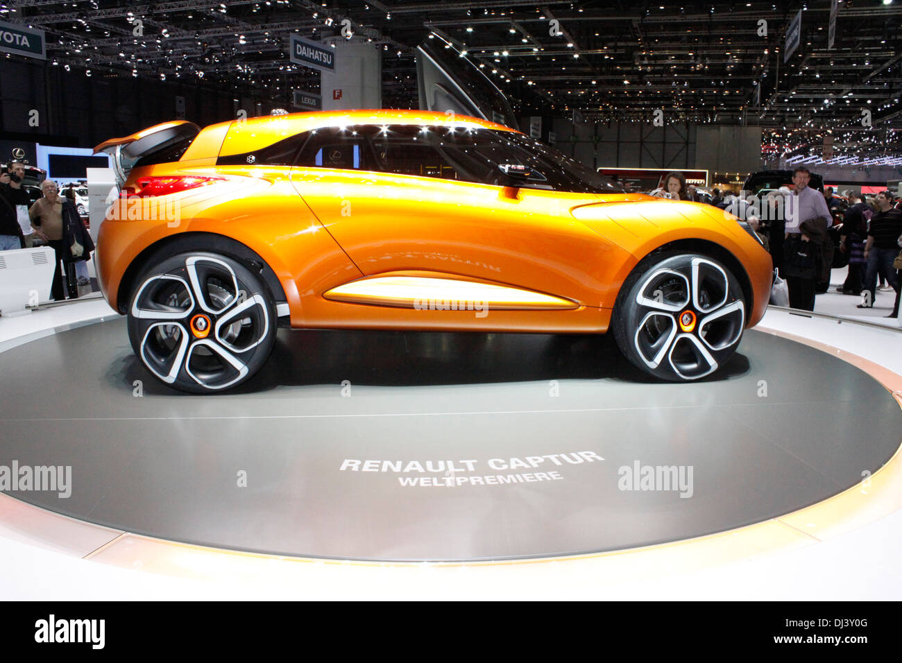 International auto show in Geneva, Renault Captur, Switzerland Stock ...