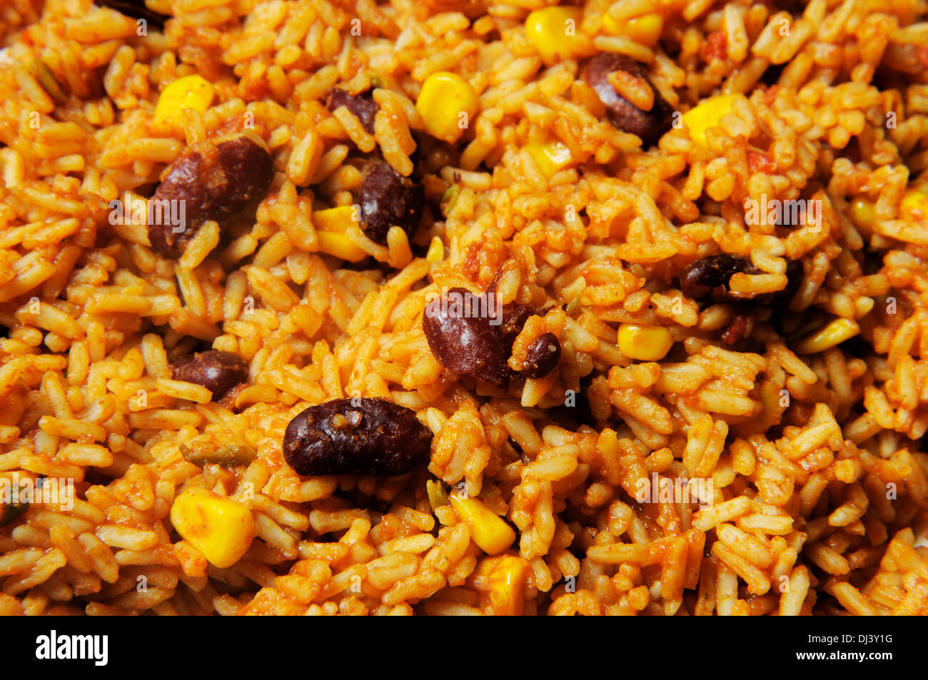 Mexican rice food background Stock Photo - Alamy