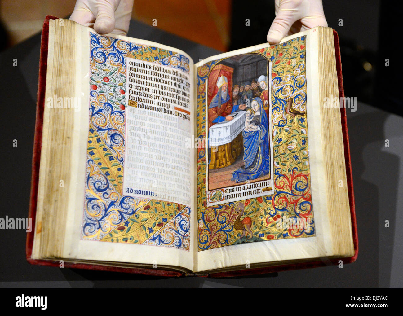 The Rohan Hours, five hundred years old illuminated manuscript book of ...