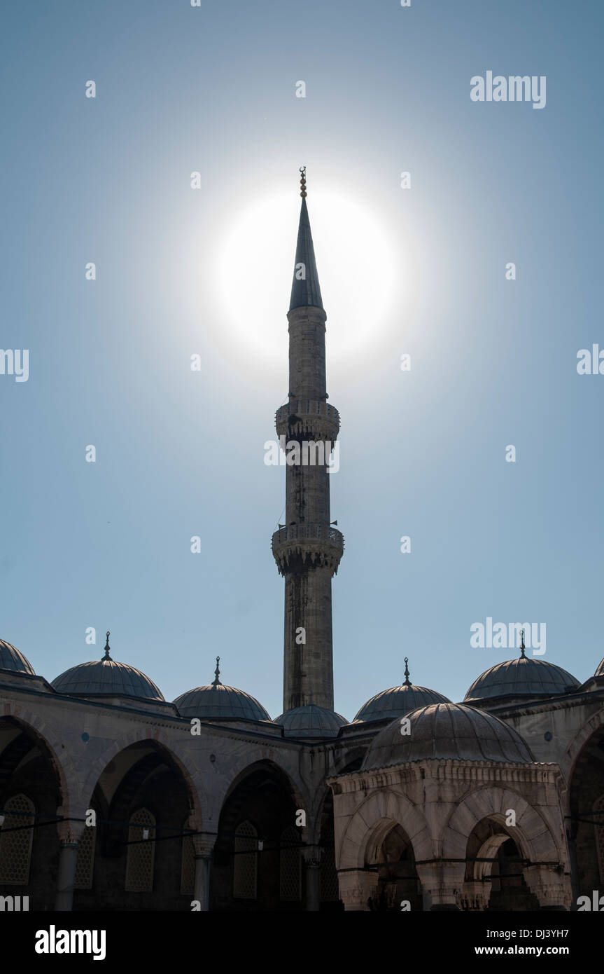 Blue Mosque Minaret Istanbul Stock Photo - Alamy