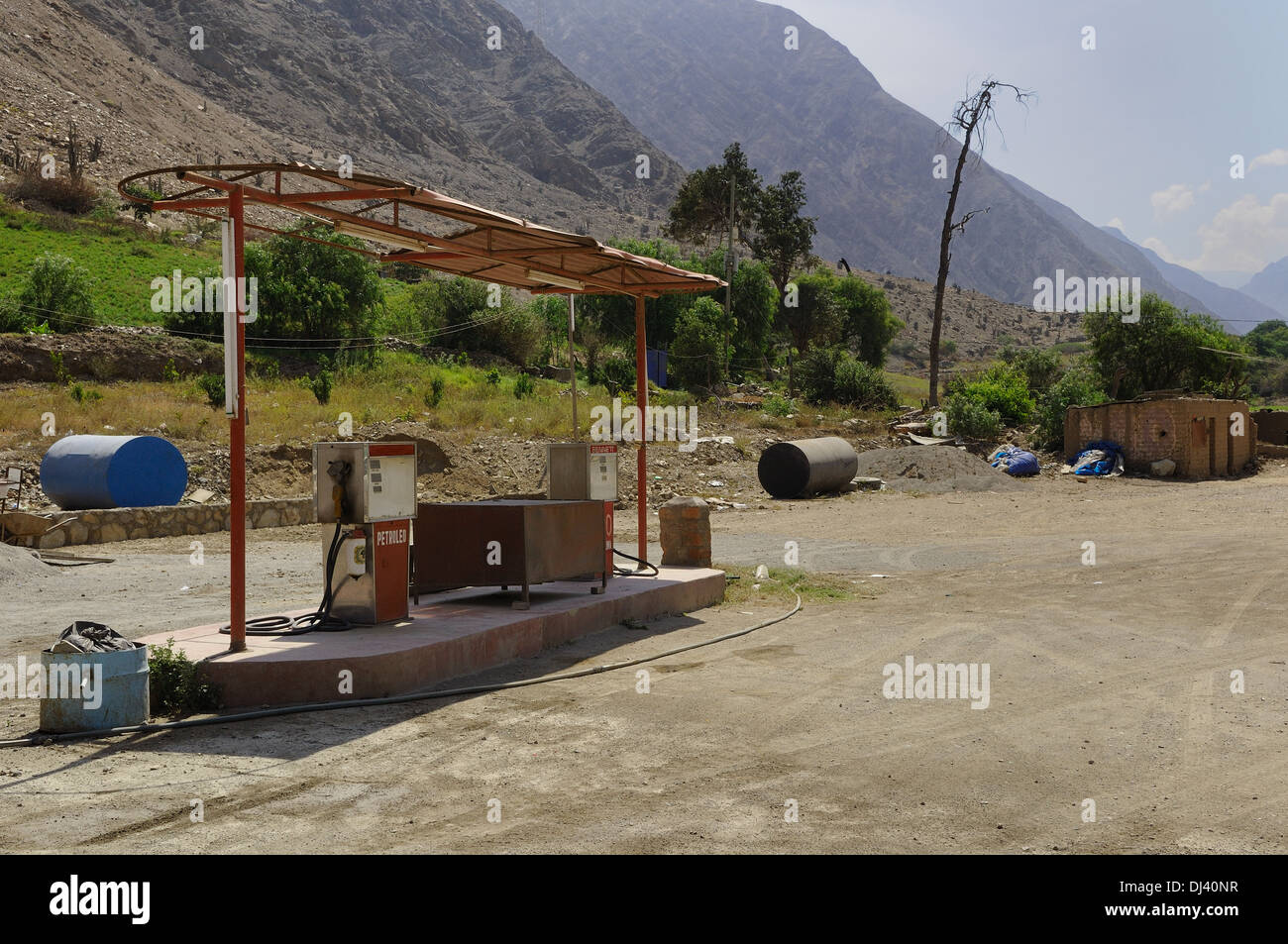 Ayacucho Peru - gas station Stock Photo - Alamy
