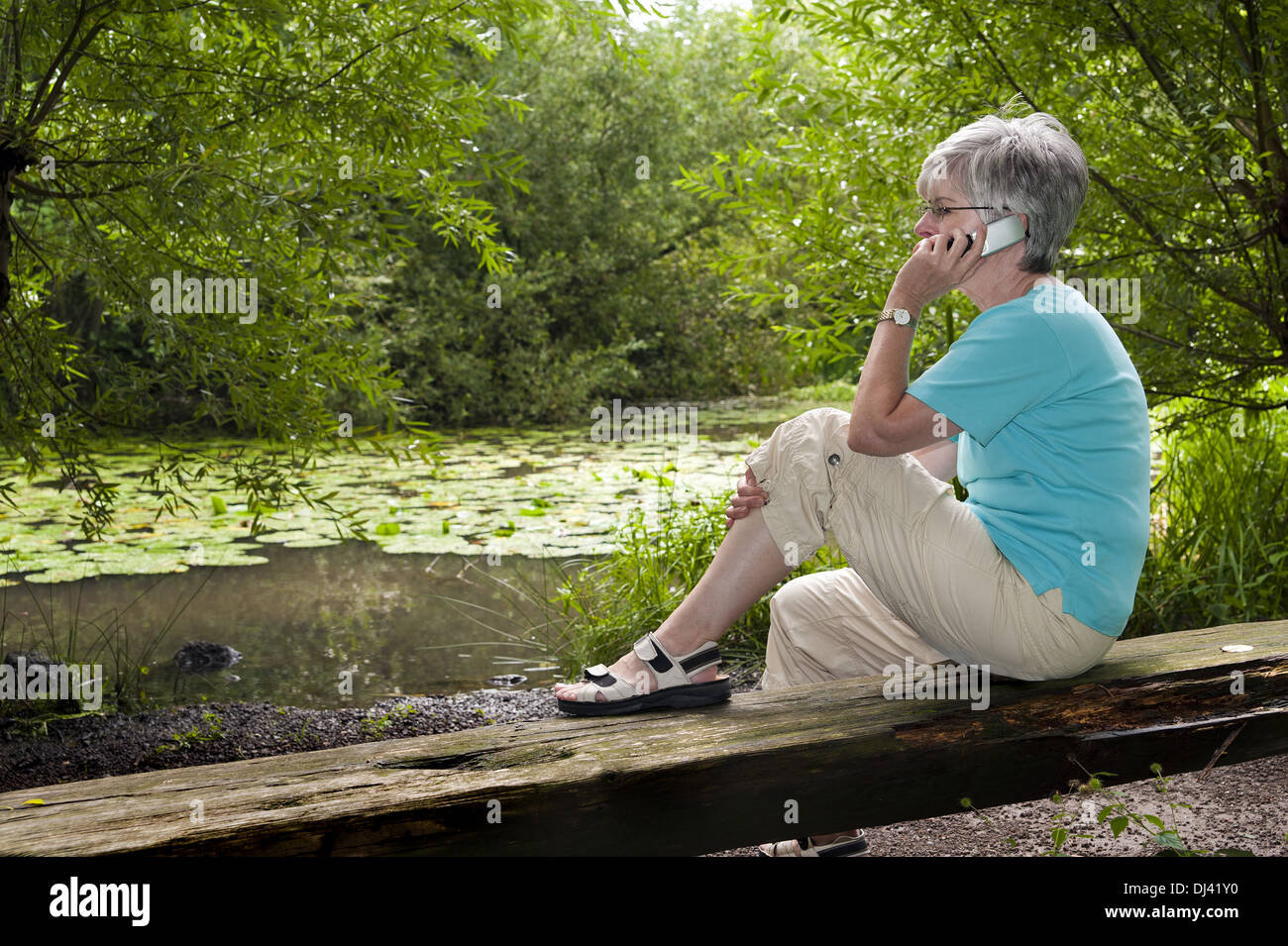at the lake Stock Photo - Alamy