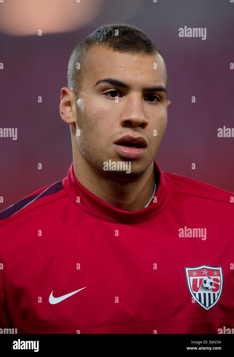Vienna, Austria. 19th Nov, 2013. USA's John Anthony Brooks seen during ...