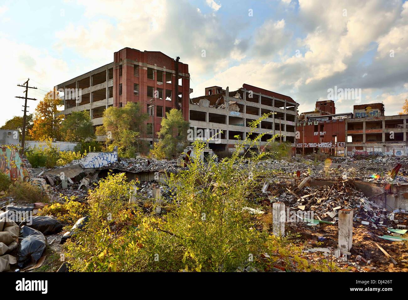 The Detroit Packard Automotive Plant opened in 1903 and was closed in ...