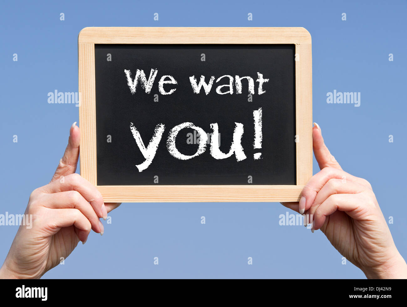 We want you ! Stock Photo - Alamy
