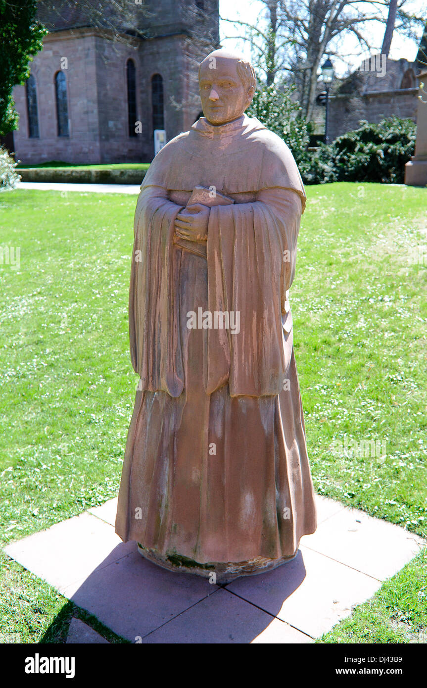 Monk from sandstone Stock Photo - Alamy