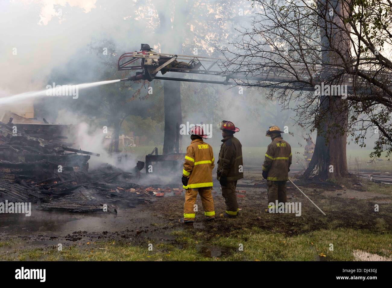 Every day vacant dwellings burning mostly by arson in Detroit, Michigan ...
