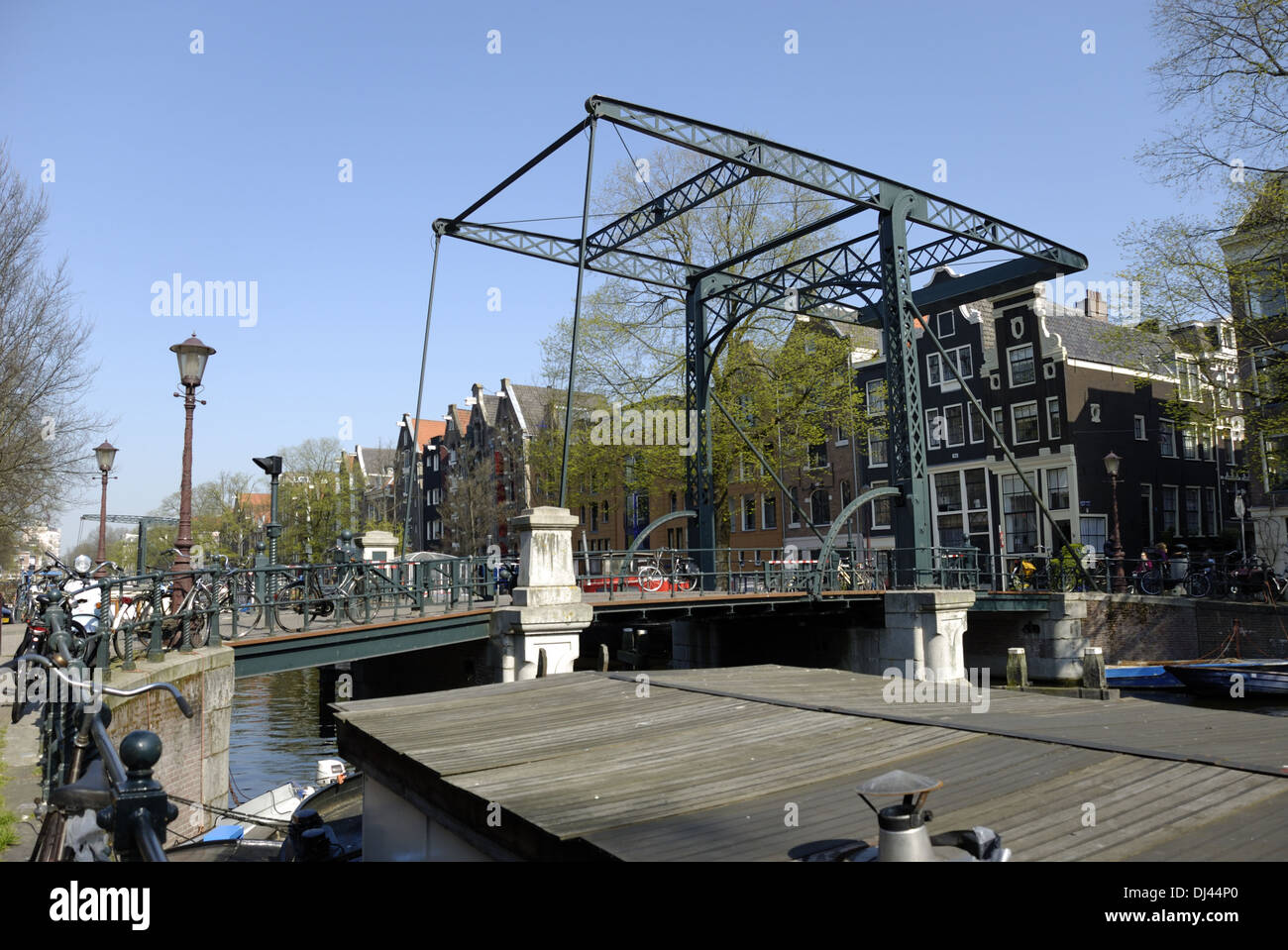 Drawbridge in Amsterdam Stock Photo - Alamy