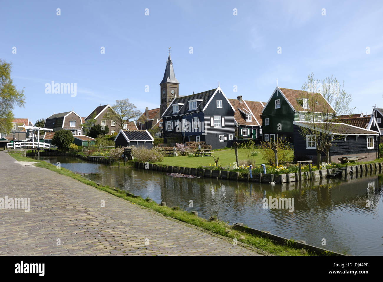 Village on Marken Stock Photo - Alamy