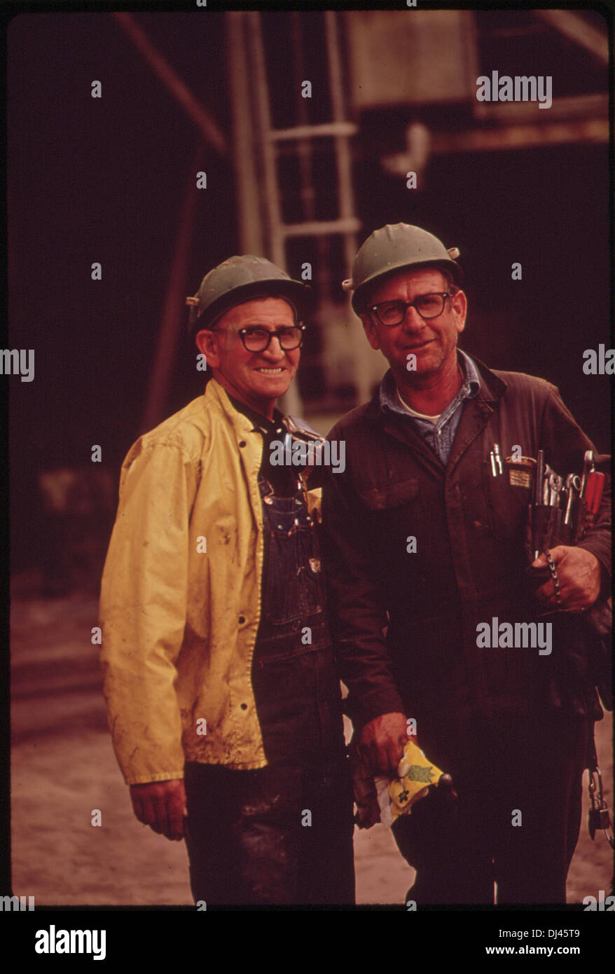 Workers at the Union Carbide Uranium Mill engaged in the extraction of ...
