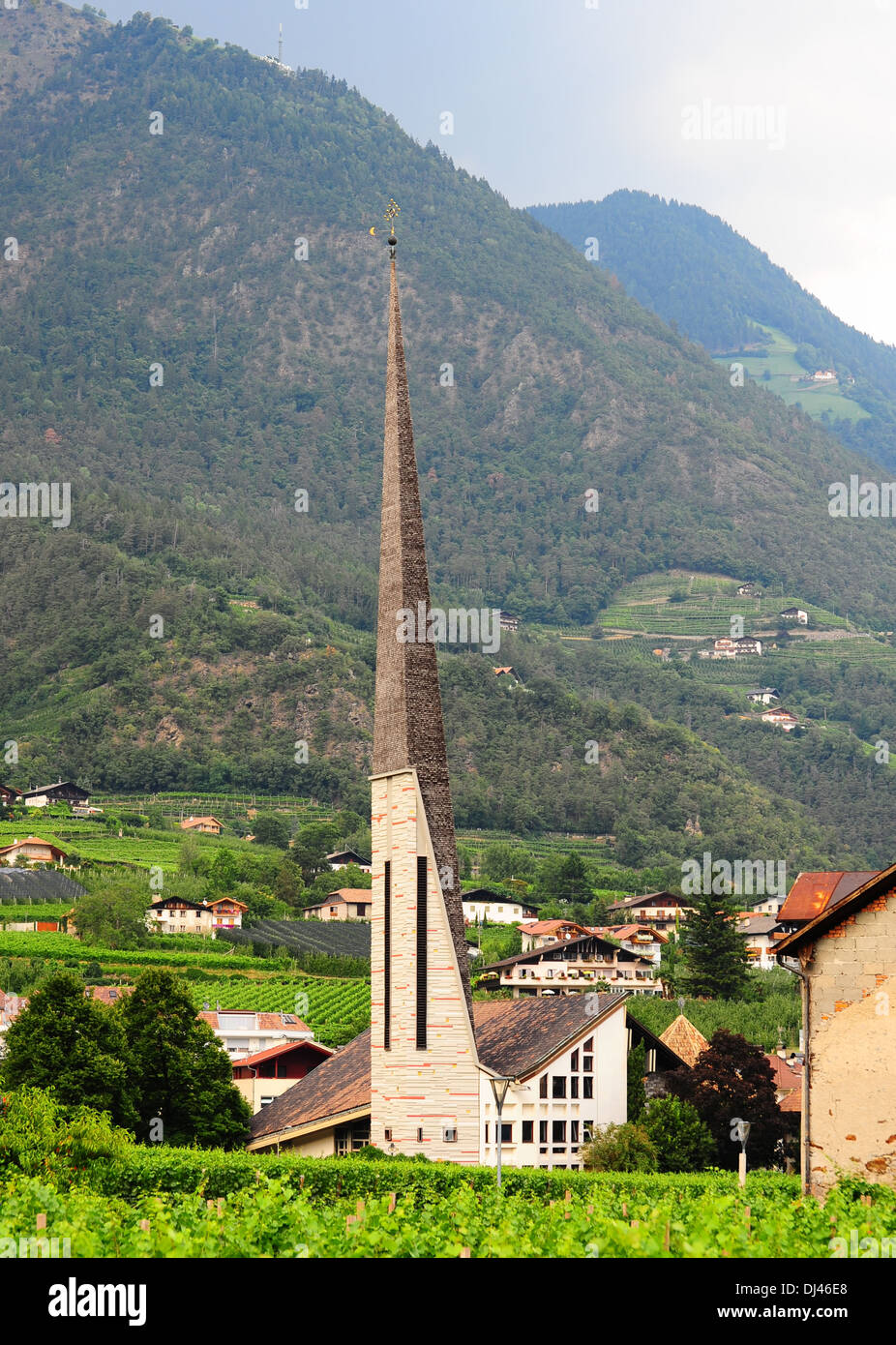 Modern church spire hi-res stock photography and images - Alamy
