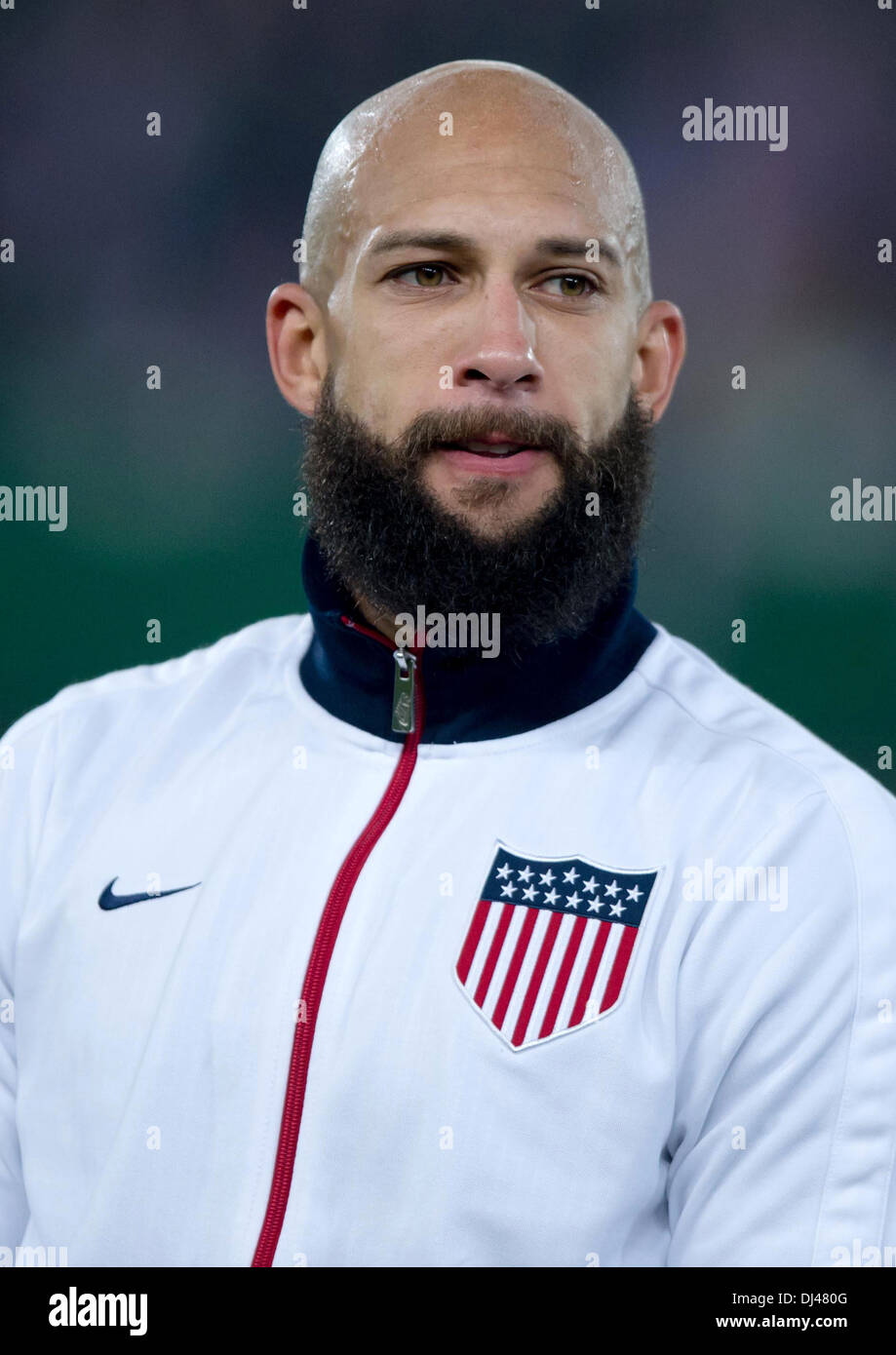 Vienna, Austria. 19th Nov, 2013. The USA's Tim Howard during the ...