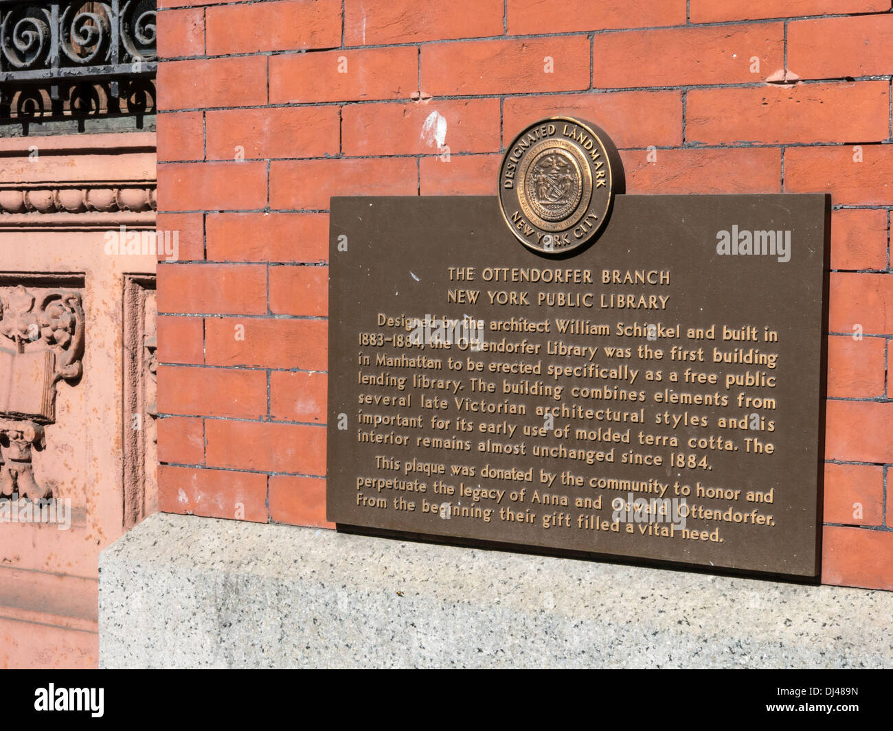 Ottendorfer library hi-res stock photography and images - Alamy