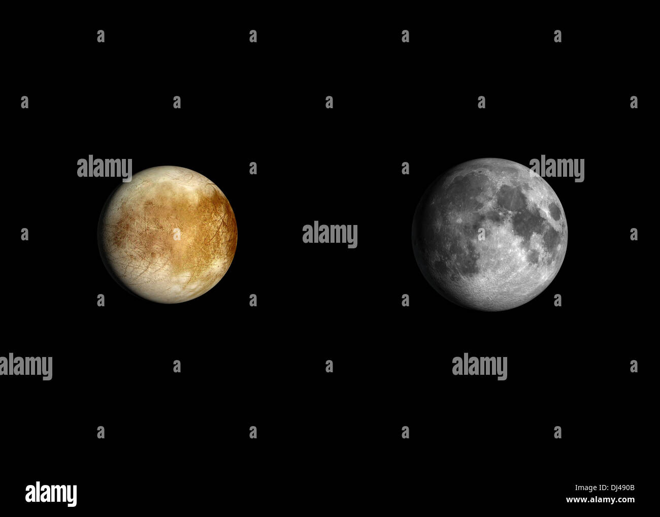 Mercury Compared To The Moon