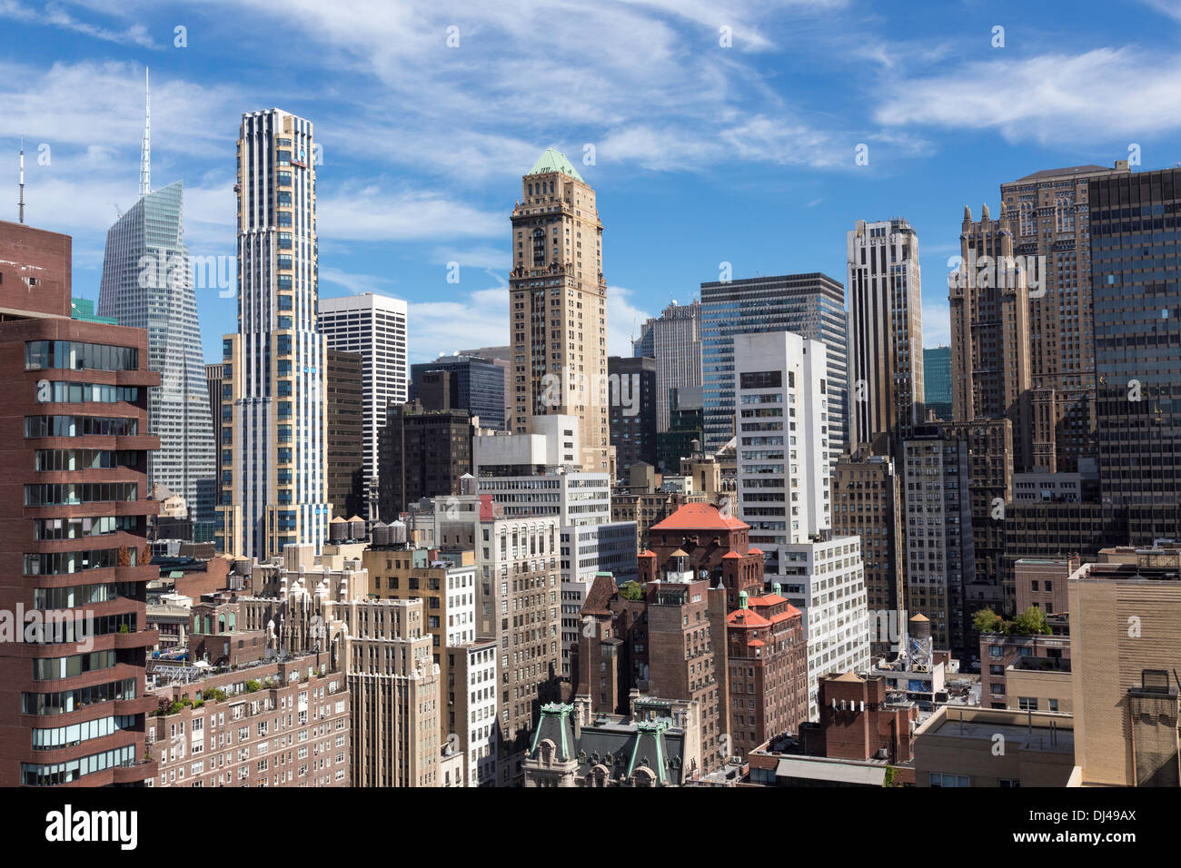Skyline of Midtown Manhattan, NYC Stock Photo - Alamy
