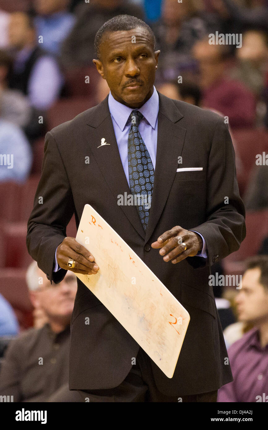 Philadelphia, PA, USA . 20th Nov, 2013. Toronto Raptors head coach ...