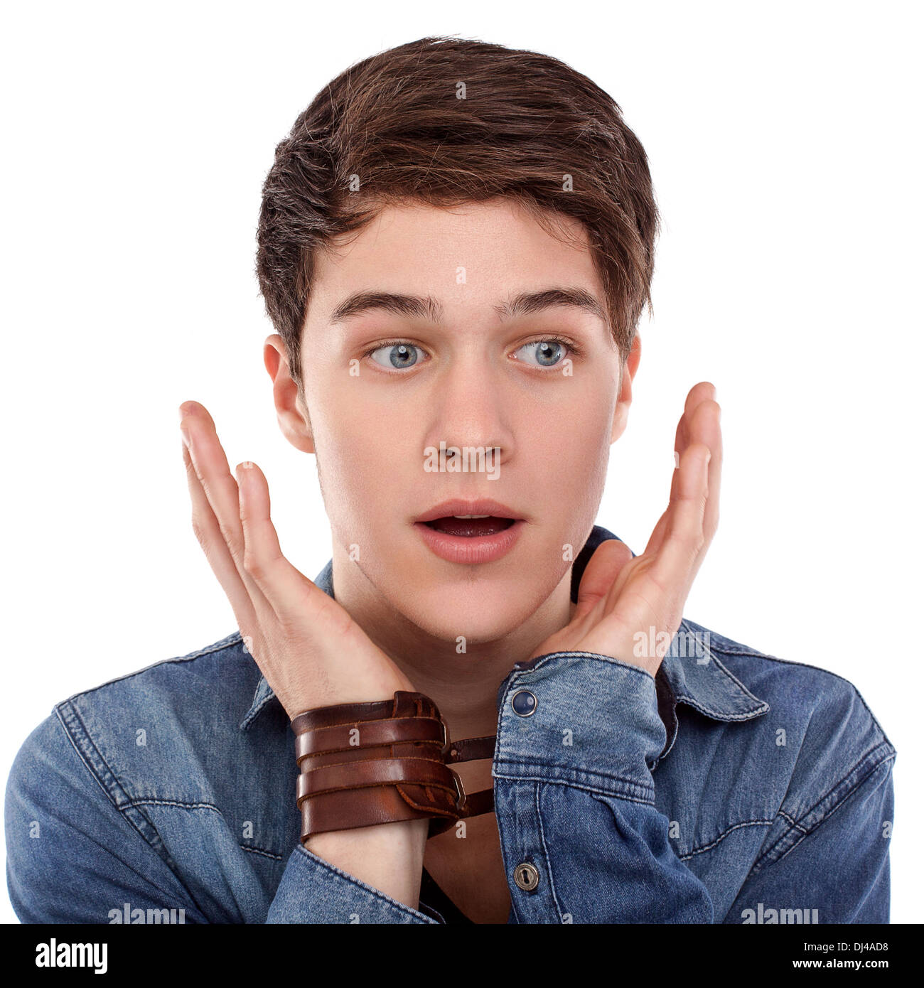 Amazement open mouth hi-res stock photography and images - Alamy