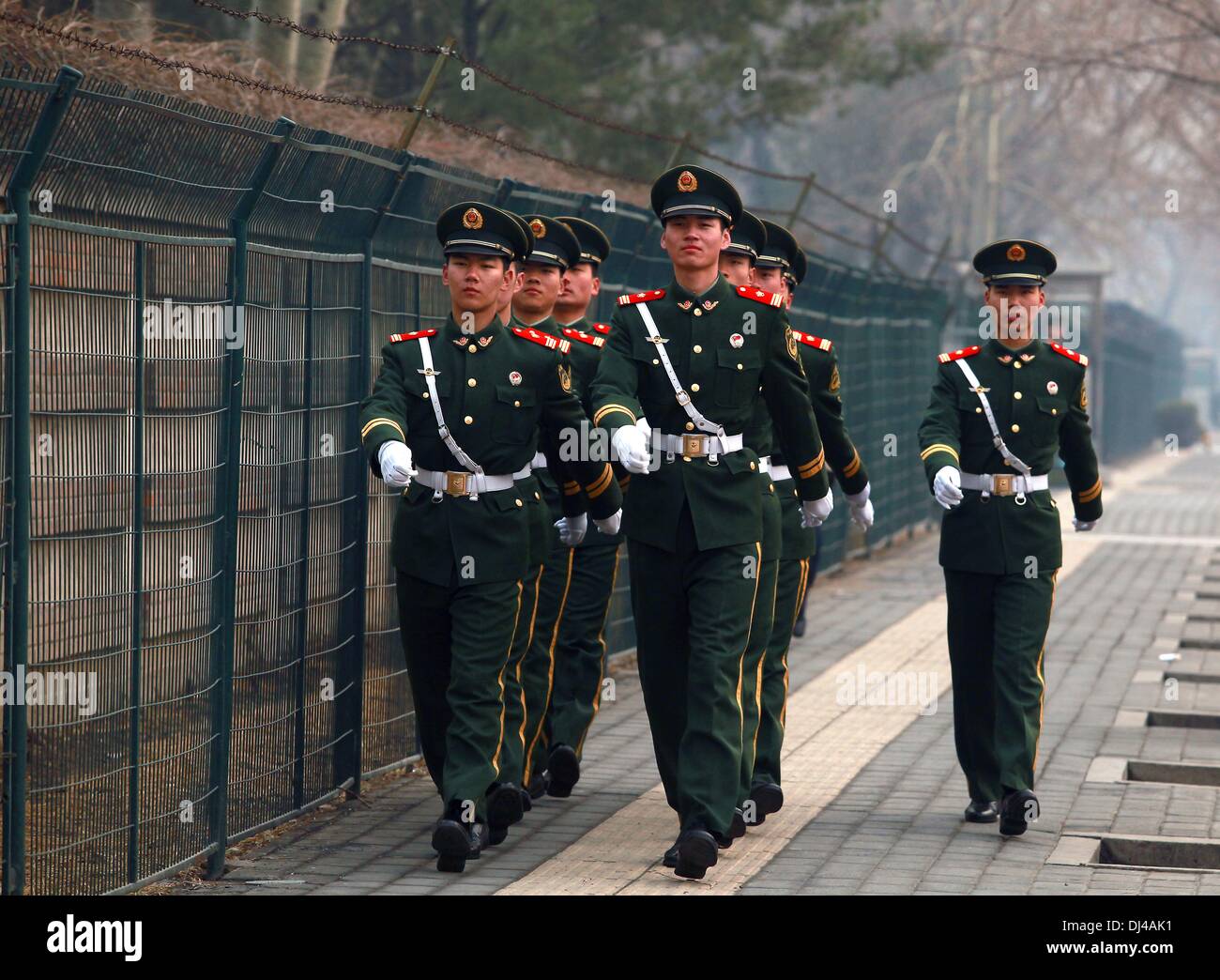 Beijing, CHINA, China. 22nd March, 2013. Chinese People's Liberation ...